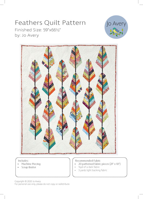 Feathers Quilt PDF Pattern – Stitch Gathering