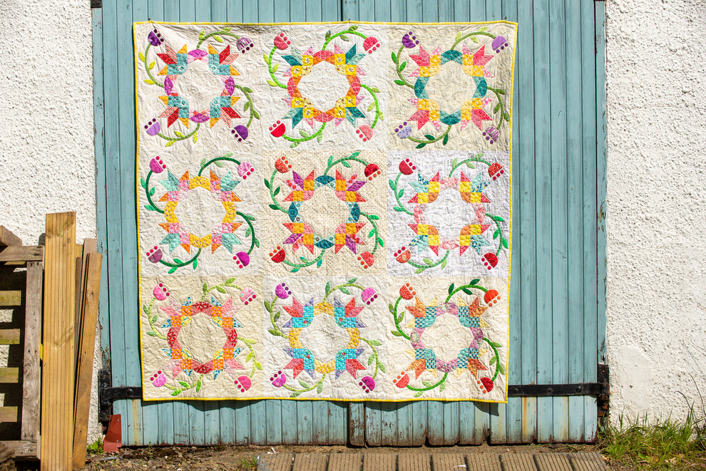 Avery Garland Quilt PDF Pattern – Stitch Gathering